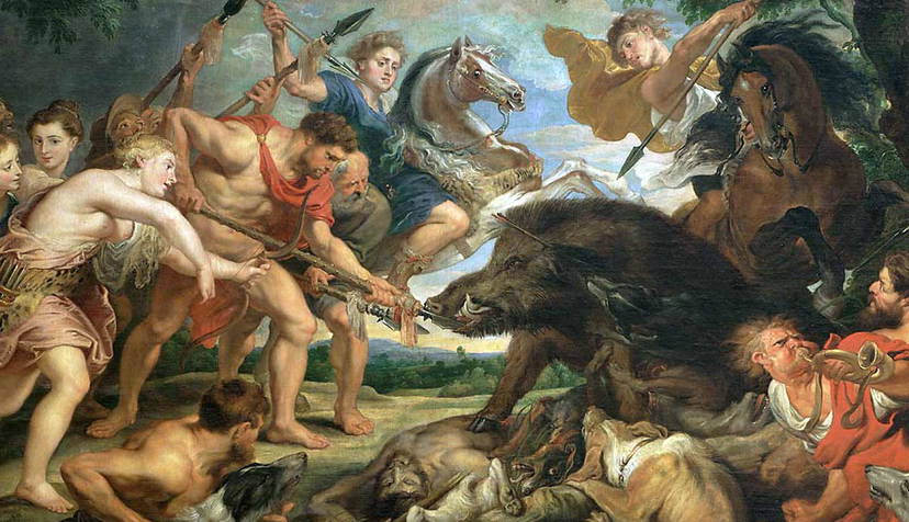 The Story of the Calydonian Boar Hunt in Greek Mythology