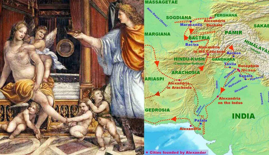 ソグドの岩の包囲、紀元前 327 年: アレクサンダーの有翼人 - 世界の顔