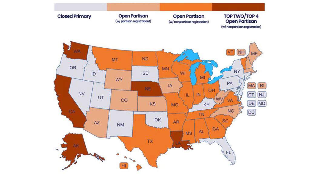 Exploring Open Primaries: How They Work and Which States Use Them