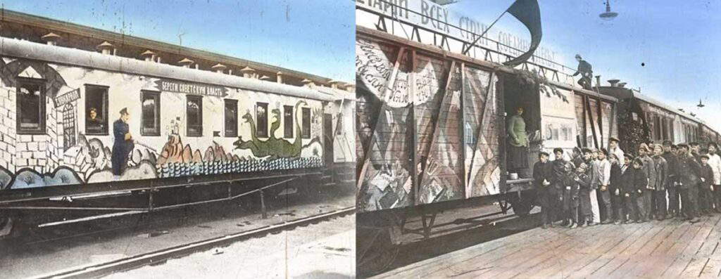 Russian Civil War Propaganda: Posters & Propaganda Trains