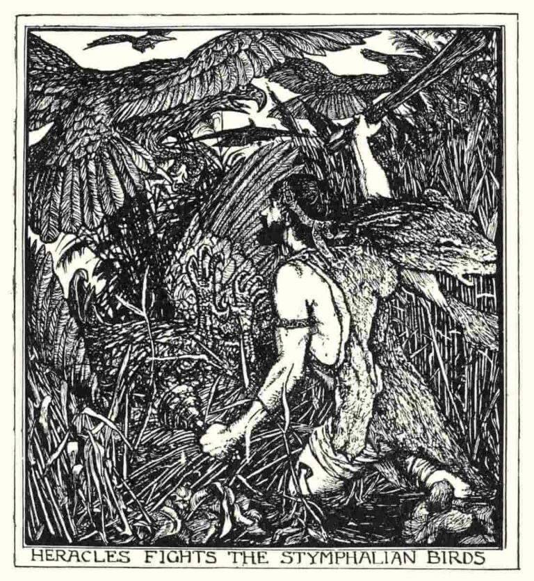 Heracles Slays the Stymphalian Birds: The Hero’s Sixth Labor