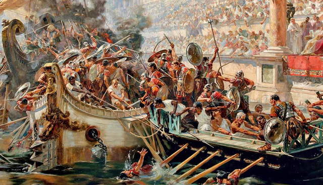 Naumachia: The Gladiatorial Naval Battles of Ancient Rome