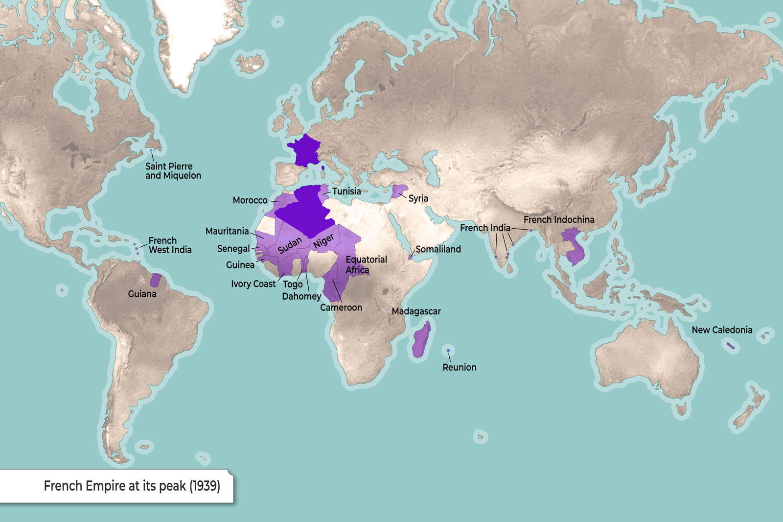 Map: French Empire at Its Peak || TheCollector